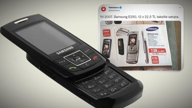 Bir Dönem Samsung’un Efsane Telefonu Olan E250’nin Bugün Kulaklara Şaka ...