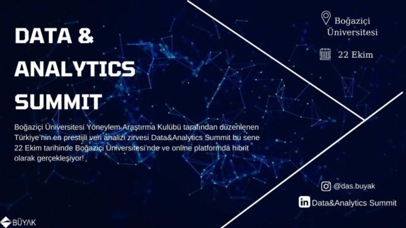 Data&Analytics Summit (DAS), Bu Sene 22 Ekim'de Yapılıyor! - Webtekno – Güncel Teknoloji ...